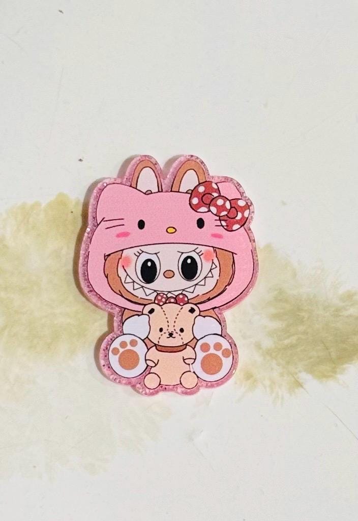 Cute Labubu-inspired Character Badges – Retractable ID Holder - Etsy