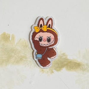 Cute Labubu-inspired Character Badges – Retractable ID Holder - Etsy