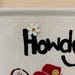Western Canvas Flag/banner "howdy" Hand Painted - Etsy
