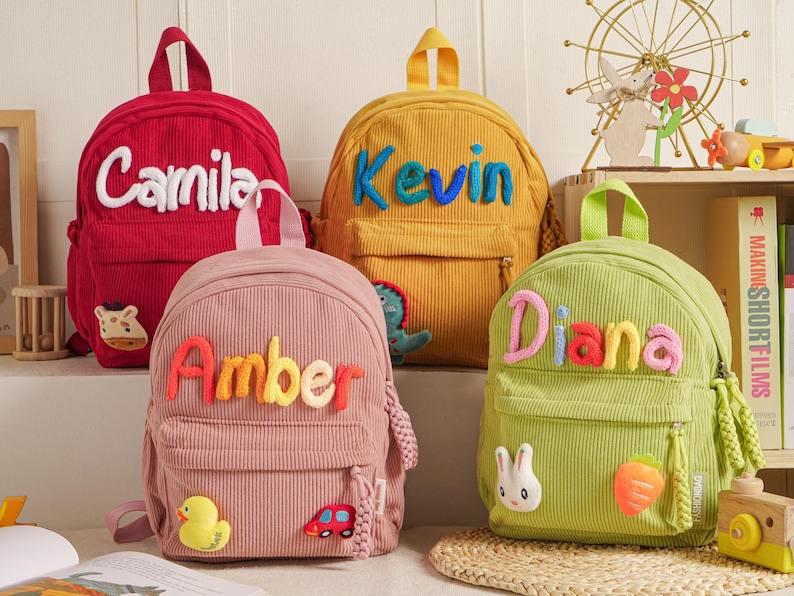 Custom Toddler Backpack,personalized Kids Backpack,backpacks With Name ...