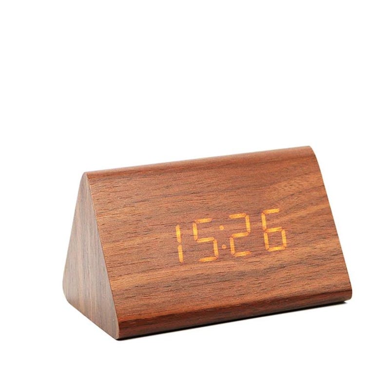 Wooden Digital Alarm Clock - Etsy