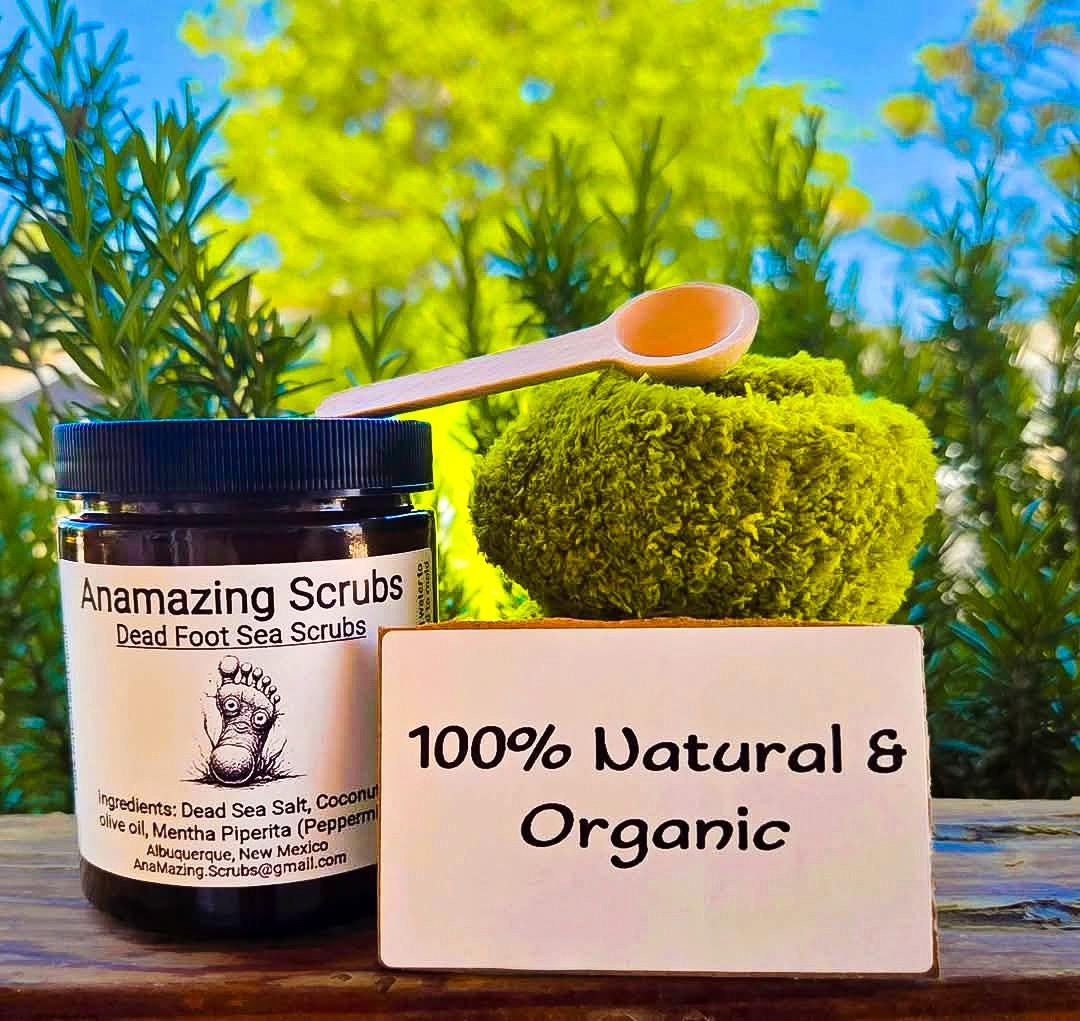 Dead Sea Peppermint Foot Scrubs - Etsy