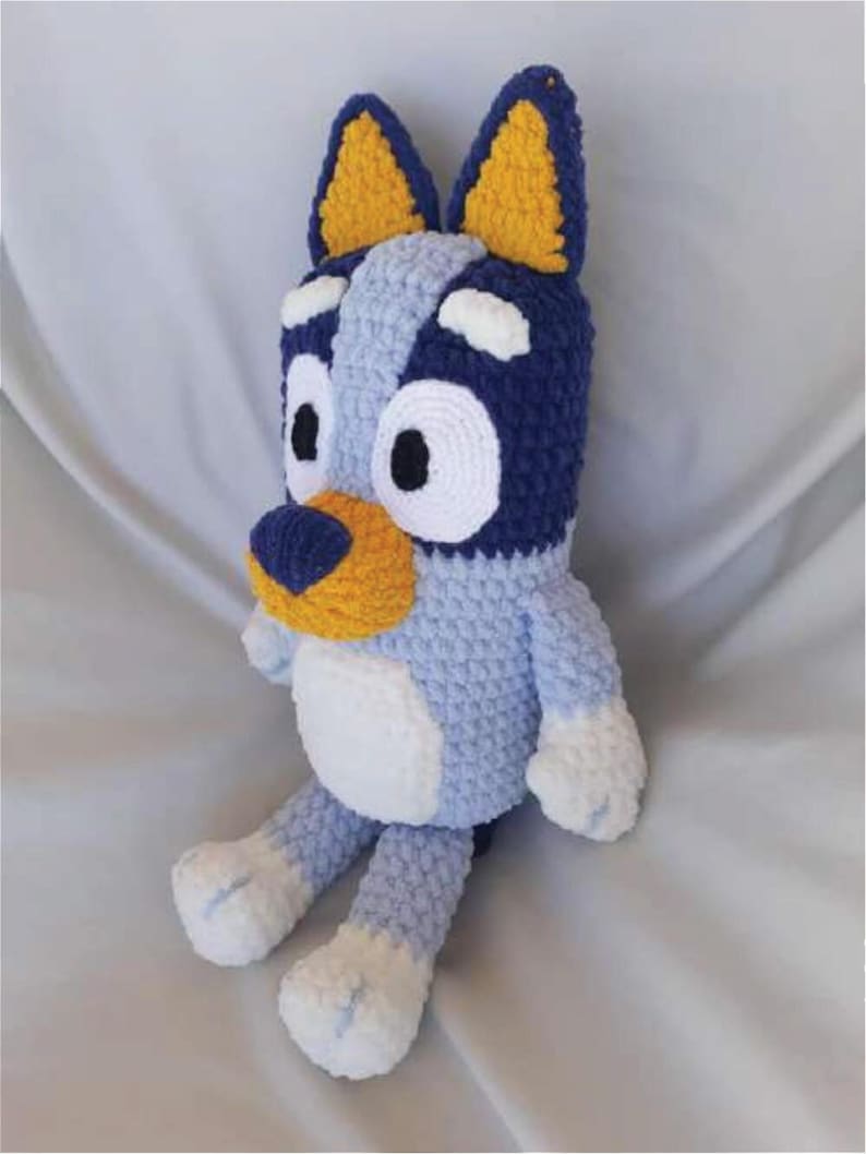 Australian Cattle Dog Crochet Pattern – Blue Heeler Red Heeler ...