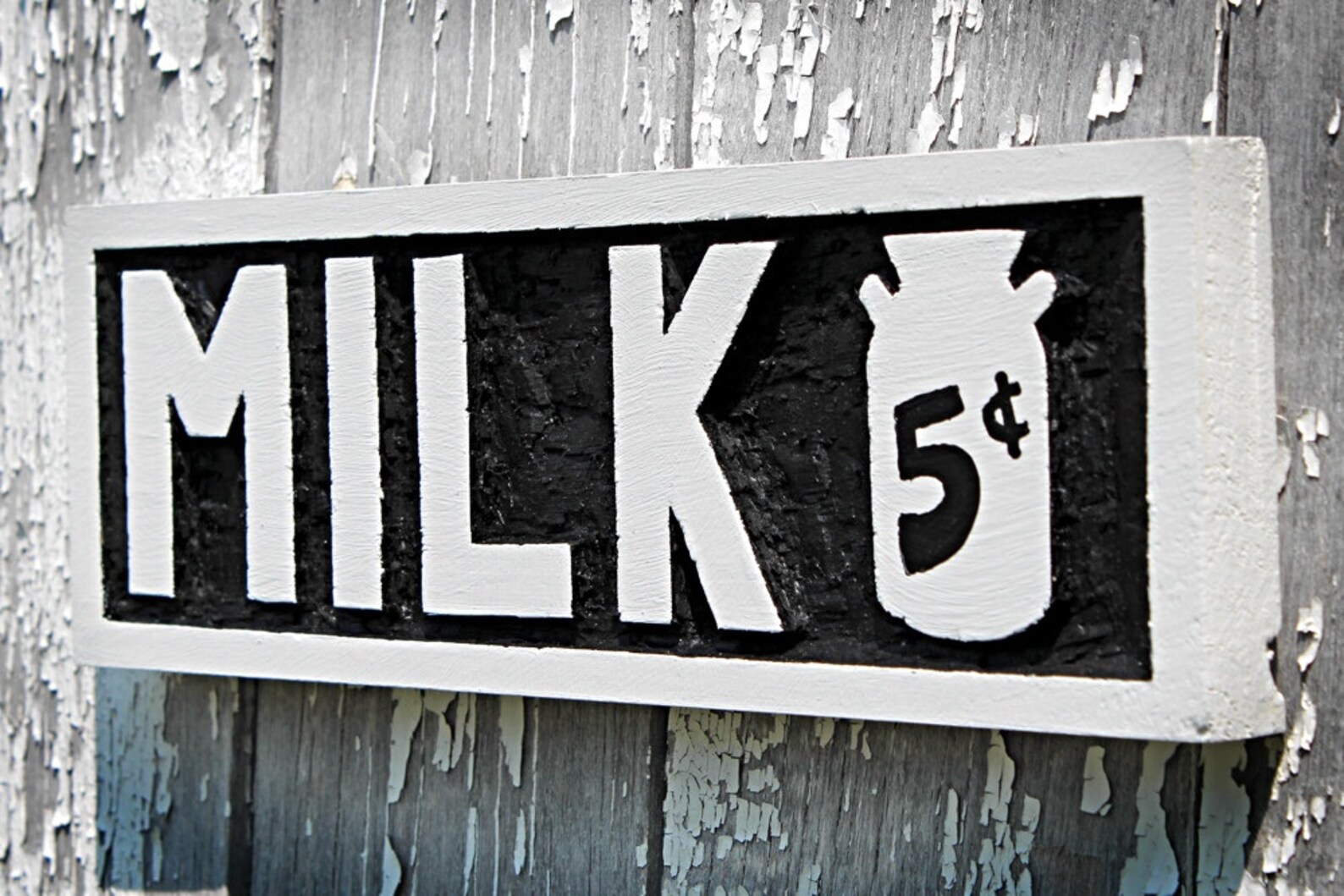 Milk Wooden Sign Hand Carved Old Fashioned Kitchen Decor Wall - Etsy