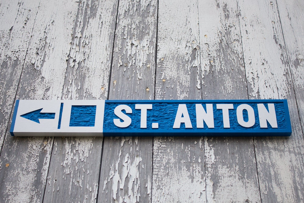 Custom Ski Trail SignBlue Square Double Black Diamond | Etsy