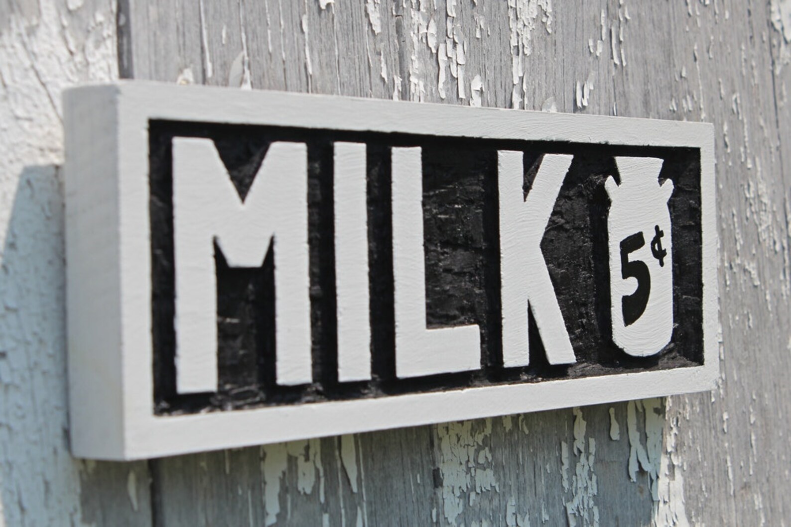 Milk Wooden Sign Hand Carved Old Fashioned Kitchen Decor Wall - Etsy