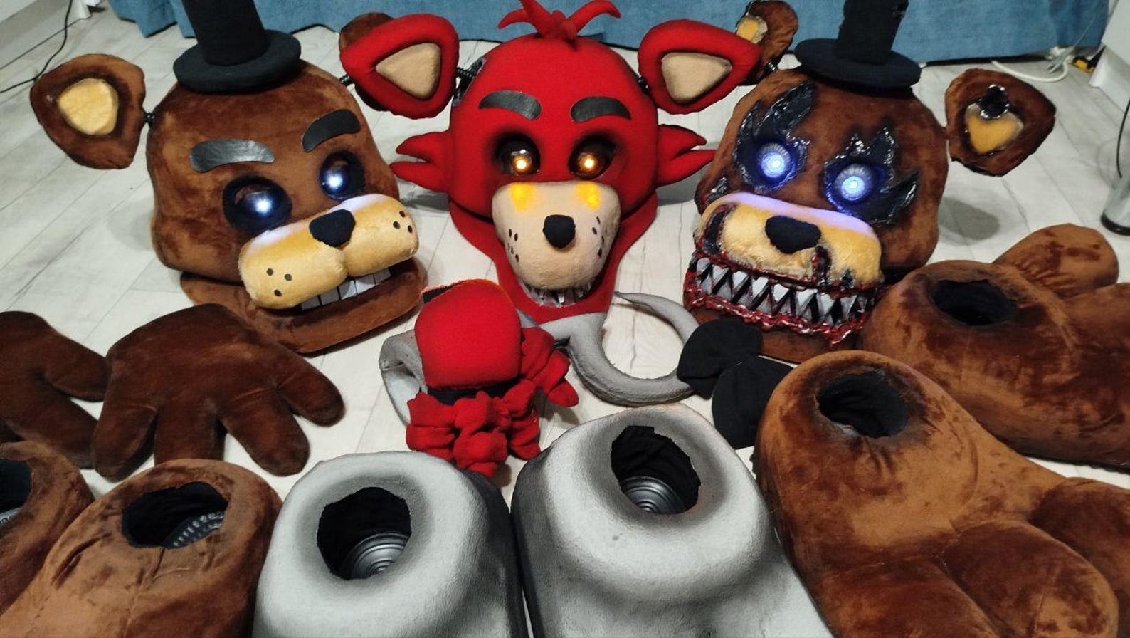 Freddy Fazbear Costume | Fnaf Animatronic Suit or Mask Only | Plush ...