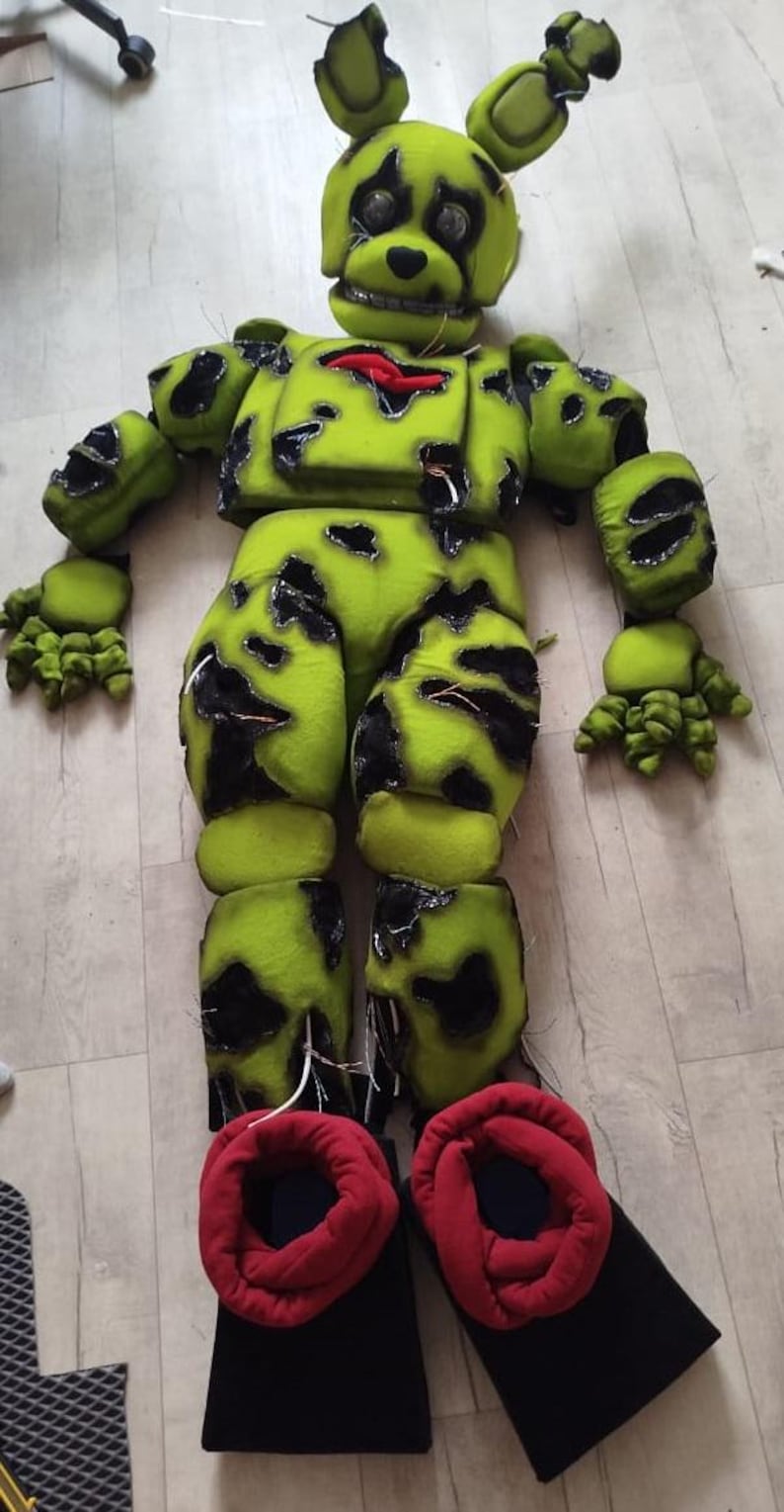 Springtrap Costume – Realistic Animatronic for Cosplay, Horror Events ...