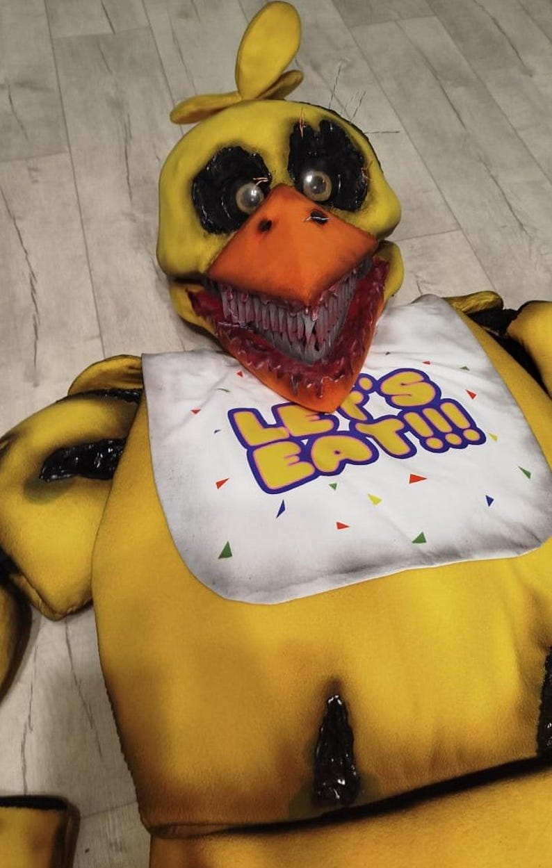 Scary Chica Costume – Horror Animatronic Cosplay Suit | Fnaf Inspired ...