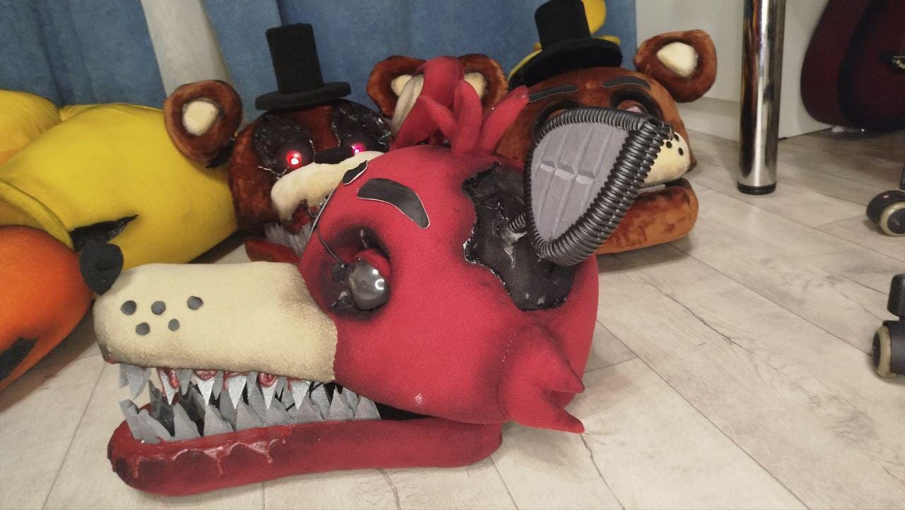 Foxy Costume Fnaf – Animatronic Cosplay Full Suit, Five Nights at ...