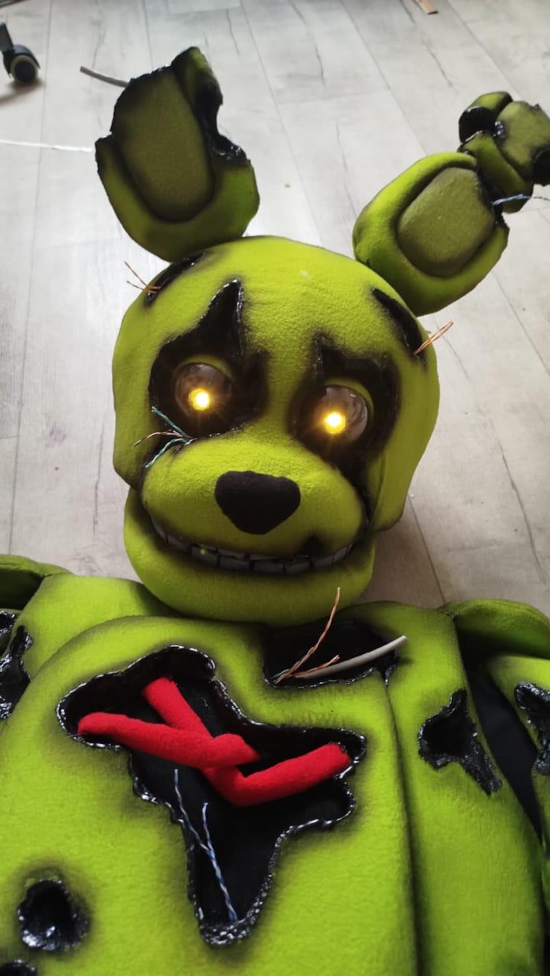 Springtrap Costume – Realistic Animatronic for Cosplay, Horror Events ...
