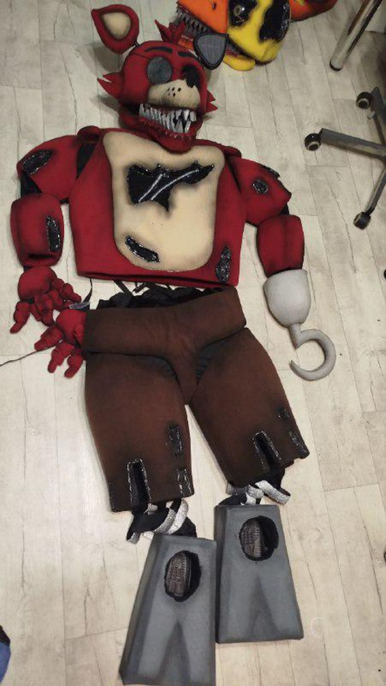 Foxy Costume Fnaf – Animatronic Cosplay Full Suit, Five Nights at ...