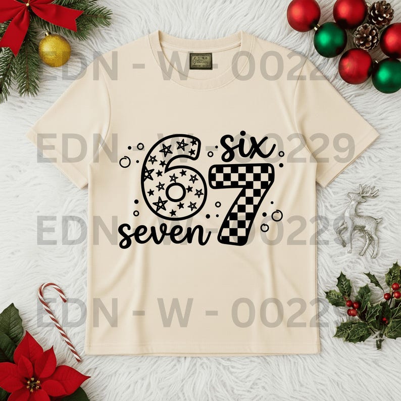 67 SVG Cut File PNG – Six Seven Meme, Trendy 67 Hands Digital File for ...