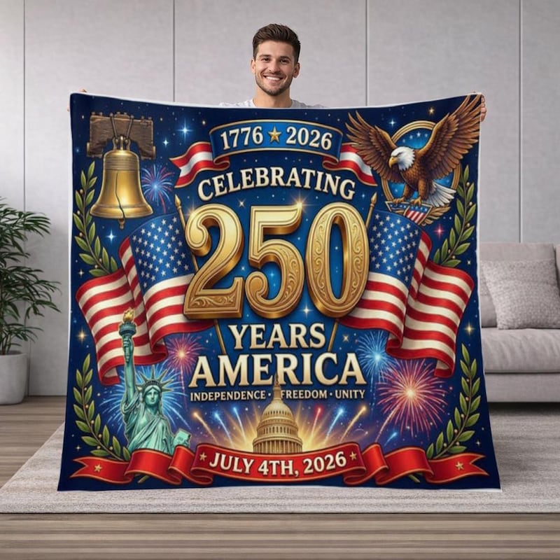 250 Years Blanket - Etsy UK