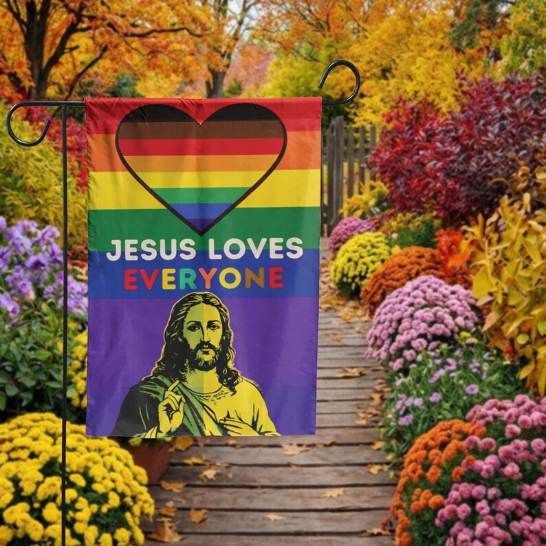 Progress LGBTQ Pride House Flag, Christian Pride Flag, LGBTQ Flag ...