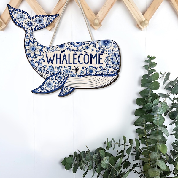 Wooden Whale Wall Decor - Etsy