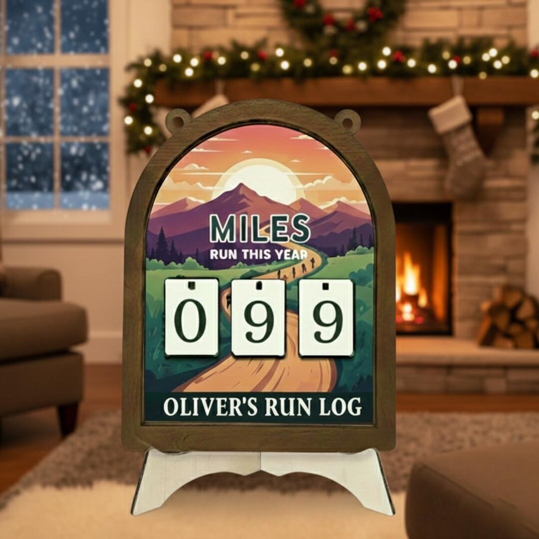 Personalized Running Log Tracker for Miles, Runner's Achievement ...