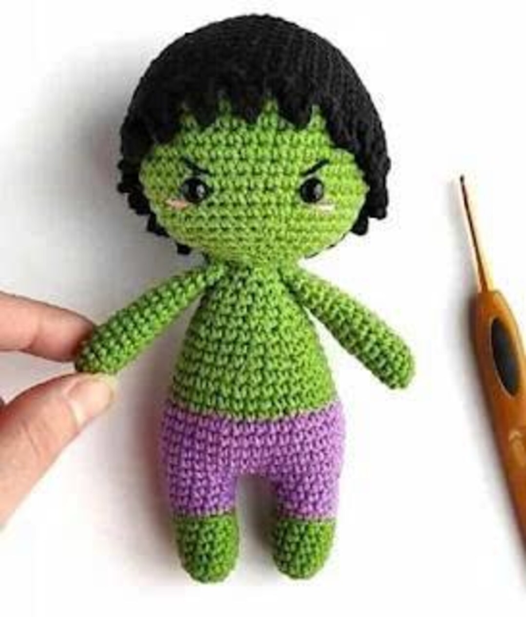 Patron Hulk Crochet – Marvel Amigurumi Hero Toy,crochet Hulk – DIY ...