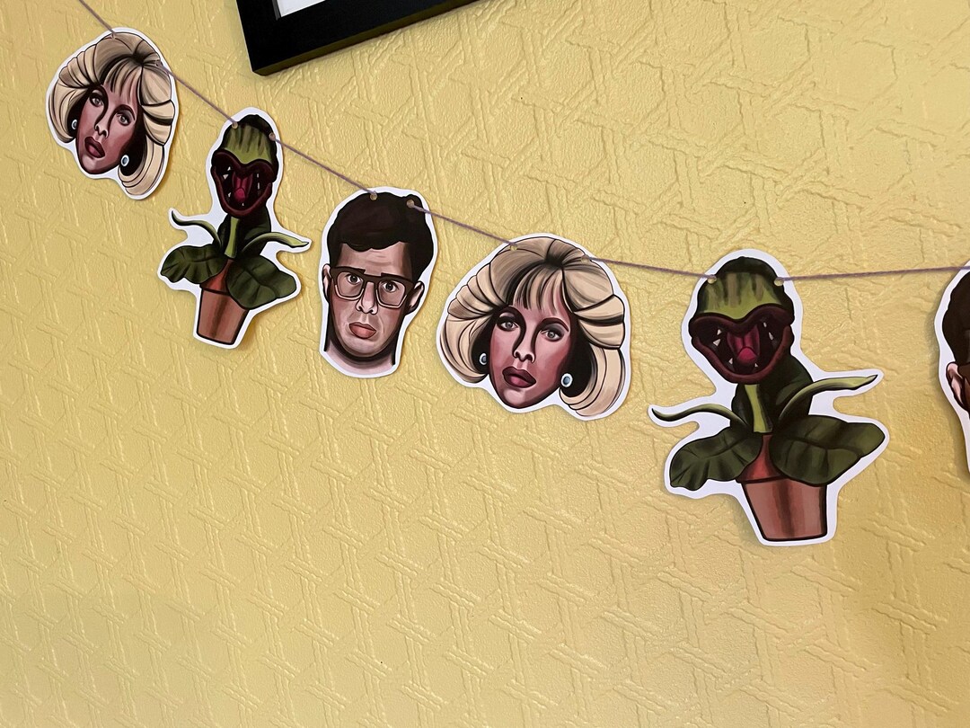 Little Shop of Horrors Inspired Birthday Party Banner Bunting - Audrey ...