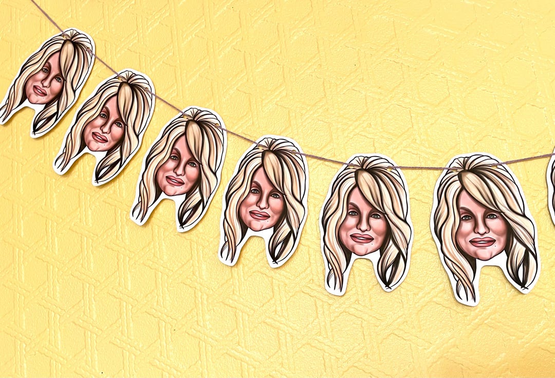 Dolly Parton Inspired Birthday Party Banner Bunting Decoration ...