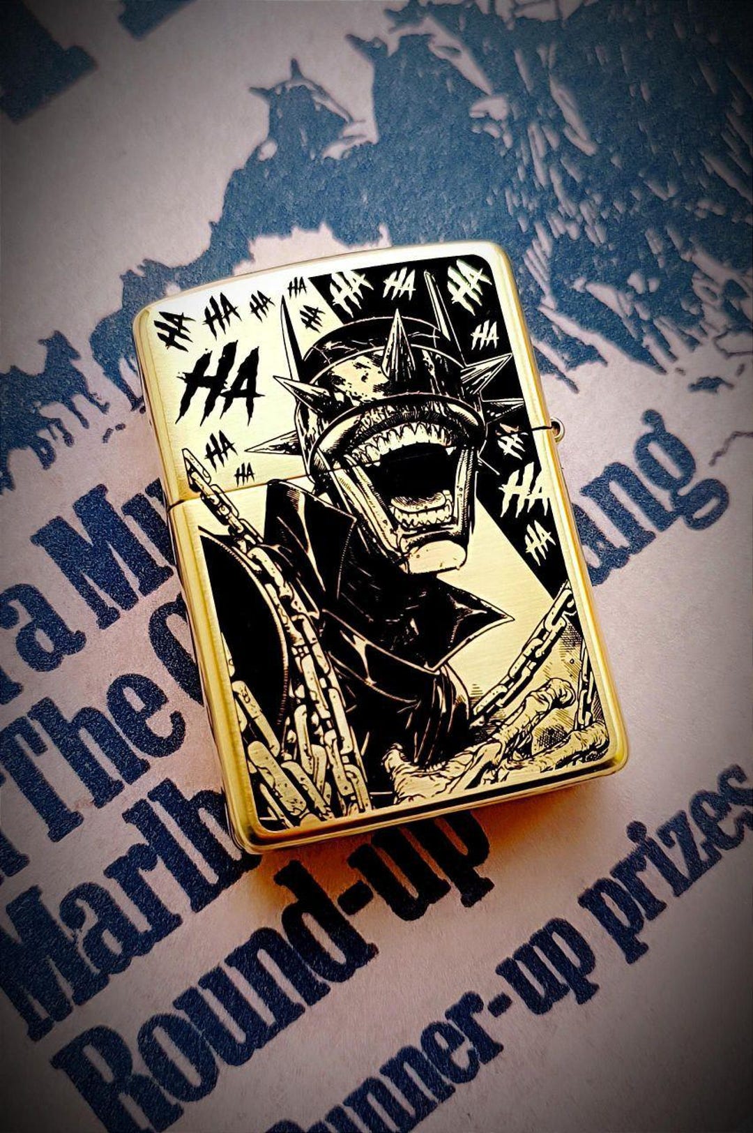 Zippo Armor / encendedor de gasolina Joker / encendedor / Joker / edc ...