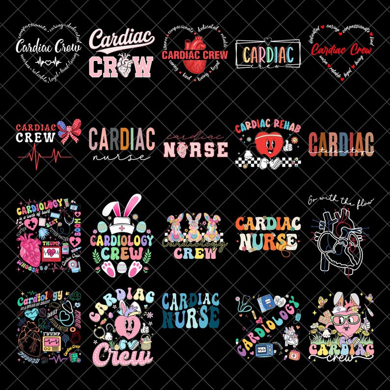 Cardiac Crew Png, Nurse Png, Vintage Nurse Png, Nurse Life Png, Leopard ...