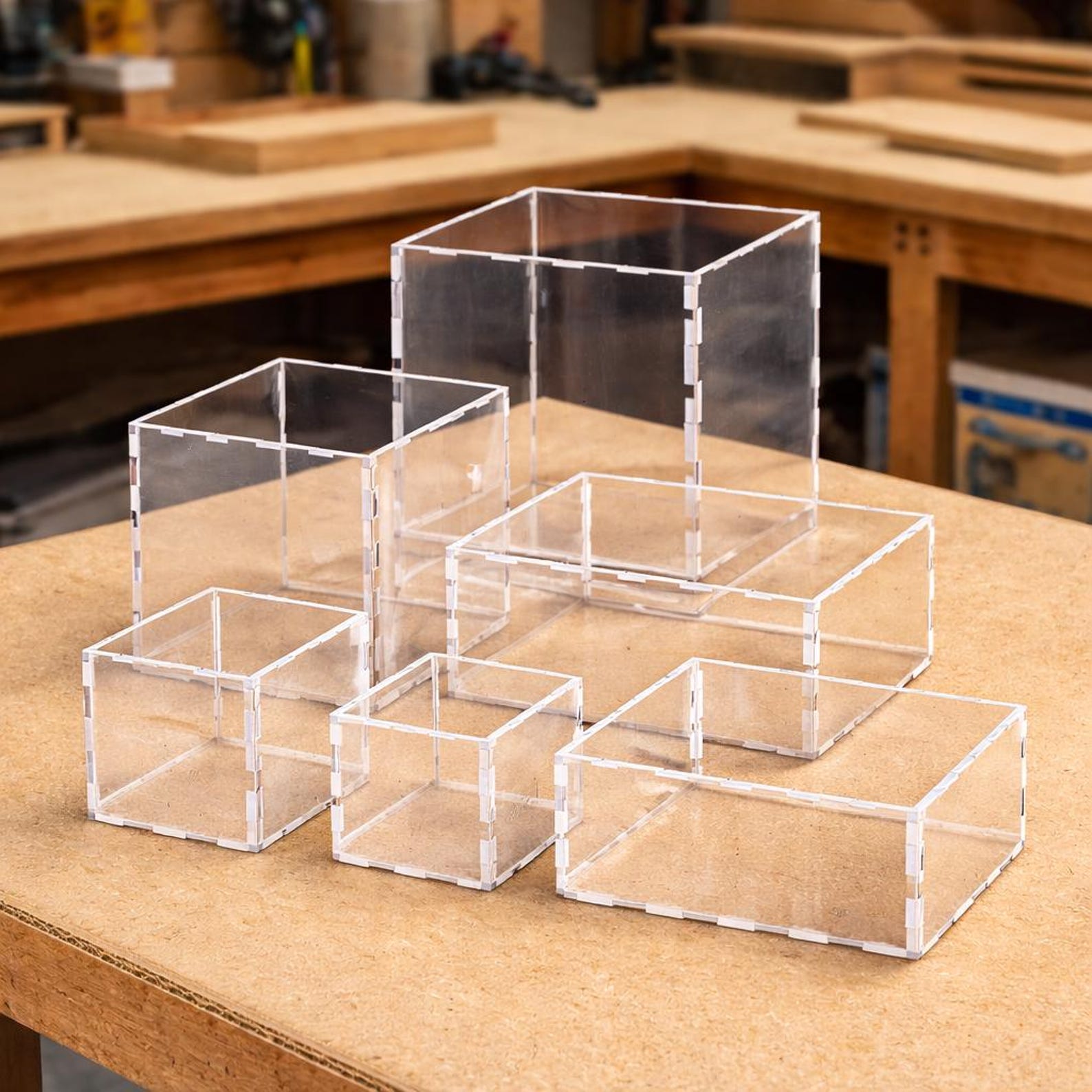 Laser Cutting Box Storage Digital File 3mm Acrylic & Plywood | Svg PDF ...