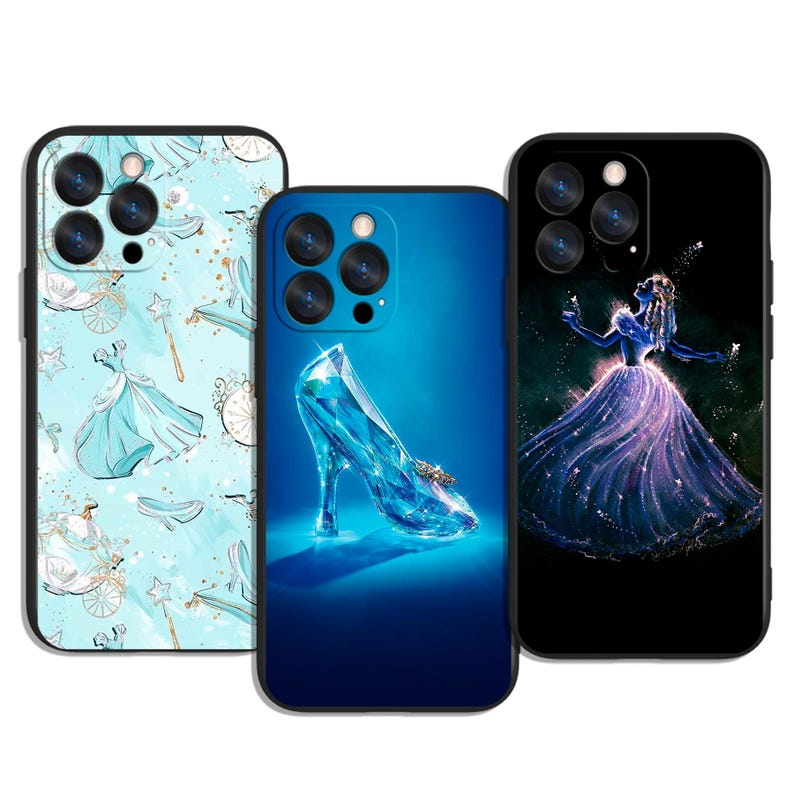 Princess Cinderella Glass Slipper Dreamy Ball Vibes Art Phone Case ...