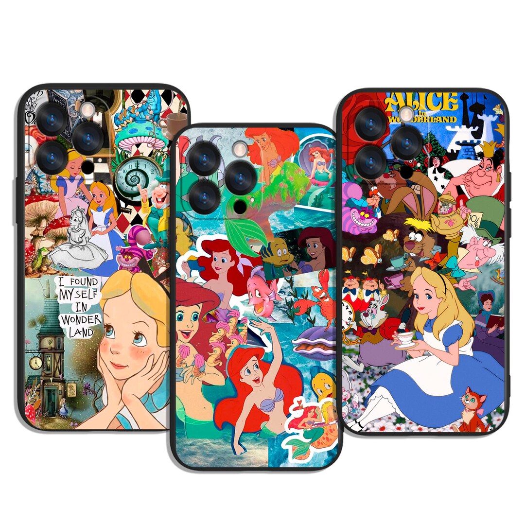 Disney Princess Cartoon Art Phone Case: Protective Tpu/silicone Cover ...