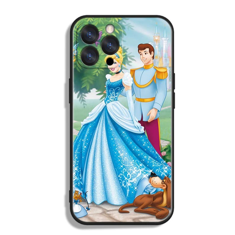 Princess Cinderella Glass Slipper Dreamy Ball Vibes Art Phone Case ...