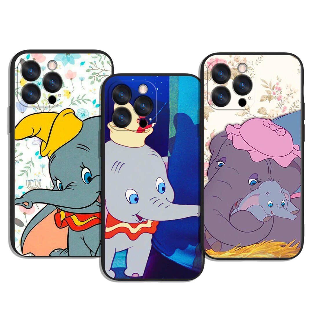 Dumbo Tiny Elephant With Dreamy Eyes Art Phone Case: Protective Tpu ...