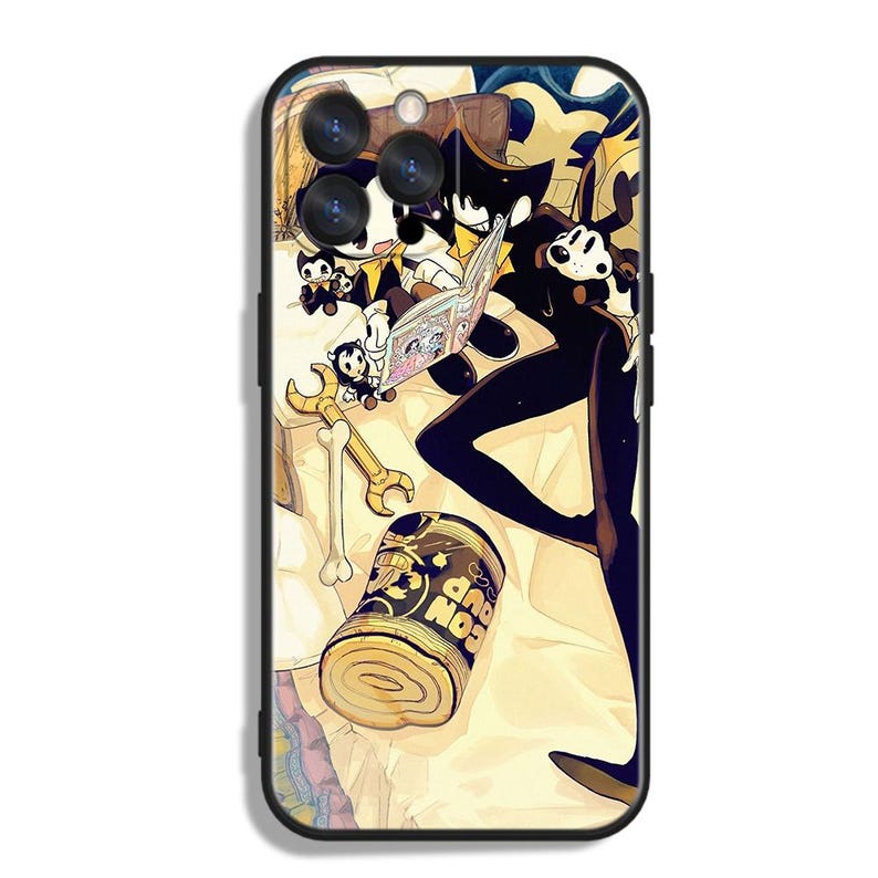 Bendy and Mickey Dark Ink Mouse and Cartoon Haunt Art Phone Case ...