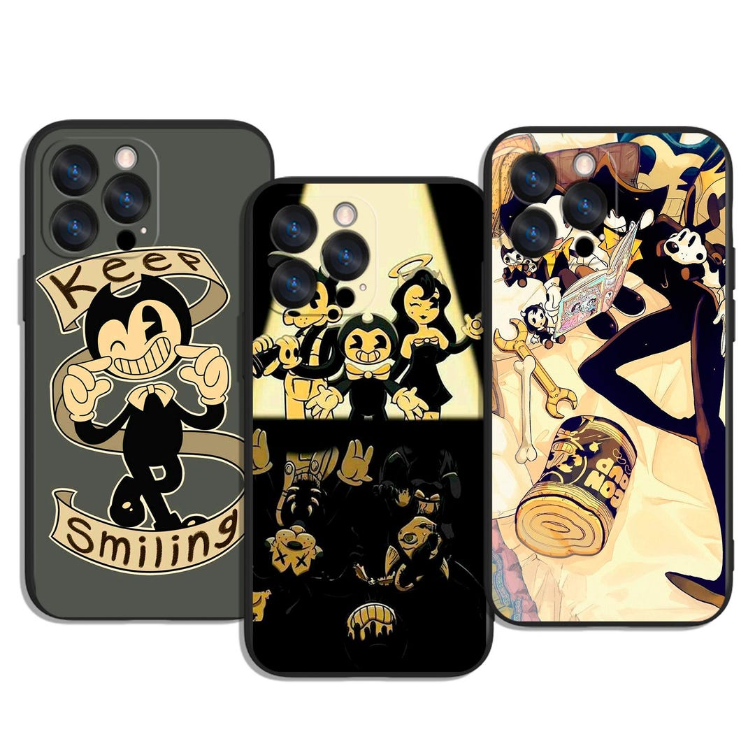 Bendy and Mickey Dark Ink Mouse and Cartoon Haunt Art Phone Case ...