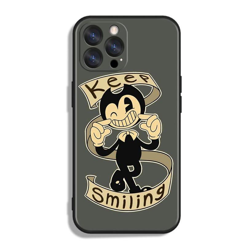 Bendy and Mickey Dark Ink Mouse and Cartoon Haunt Art Phone Case ...