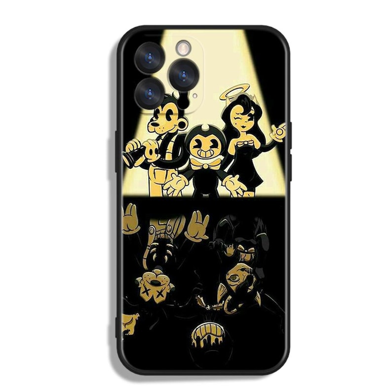 Bendy and Mickey Dark Ink Mouse and Cartoon Haunt Art Phone Case ...