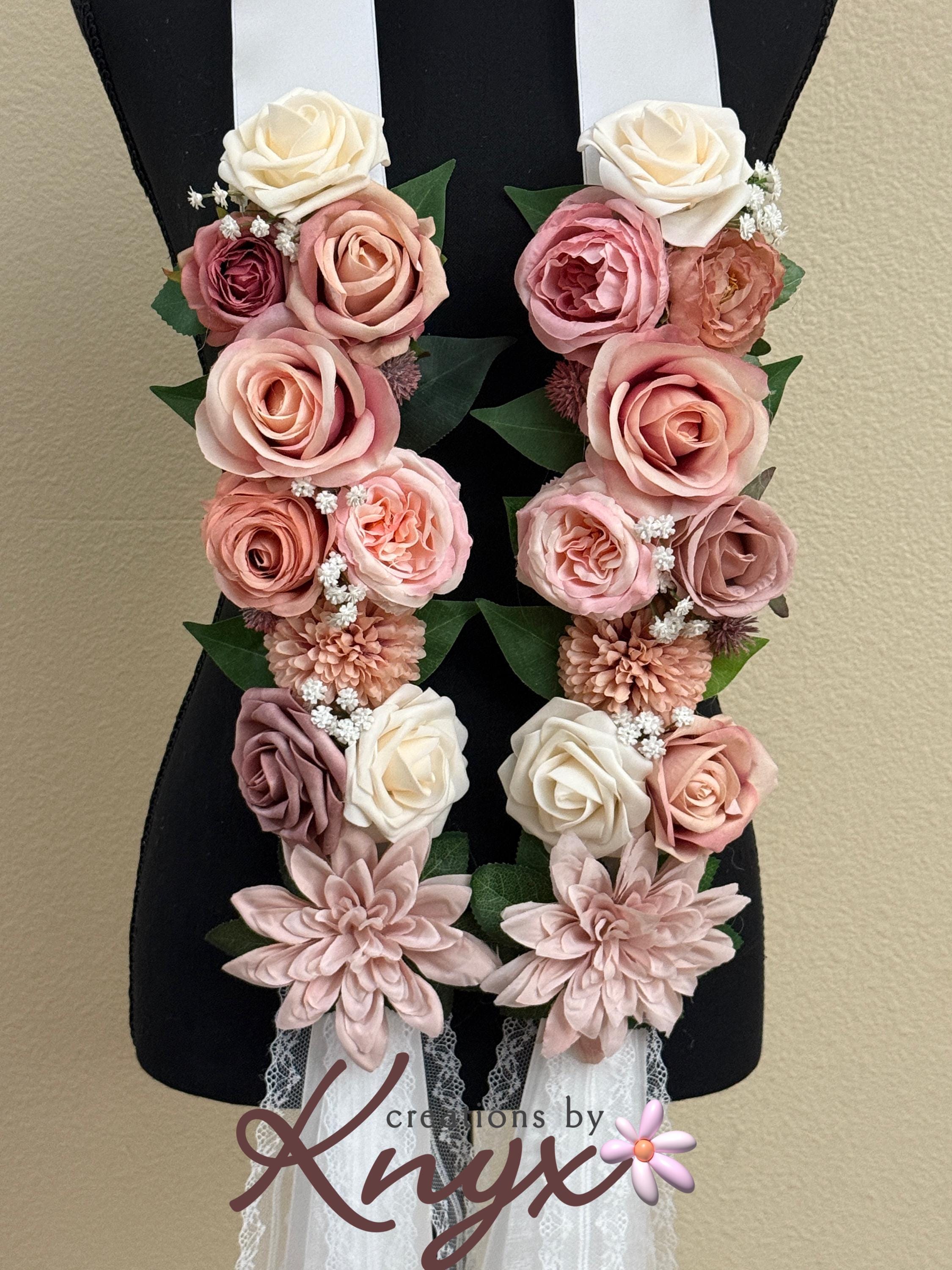 Unique Flower Graduation Lei (pinks and White) - Etsy