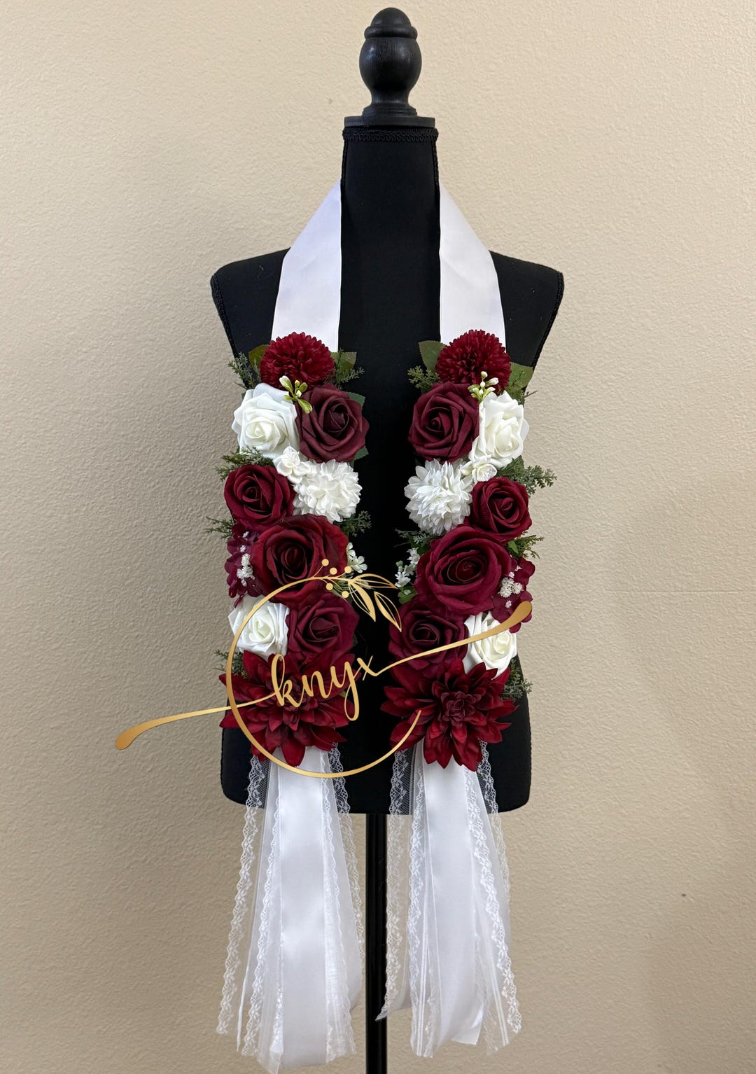 Unique Flower Graduation Lei (RED and WHITE) - Original Design - Etsy