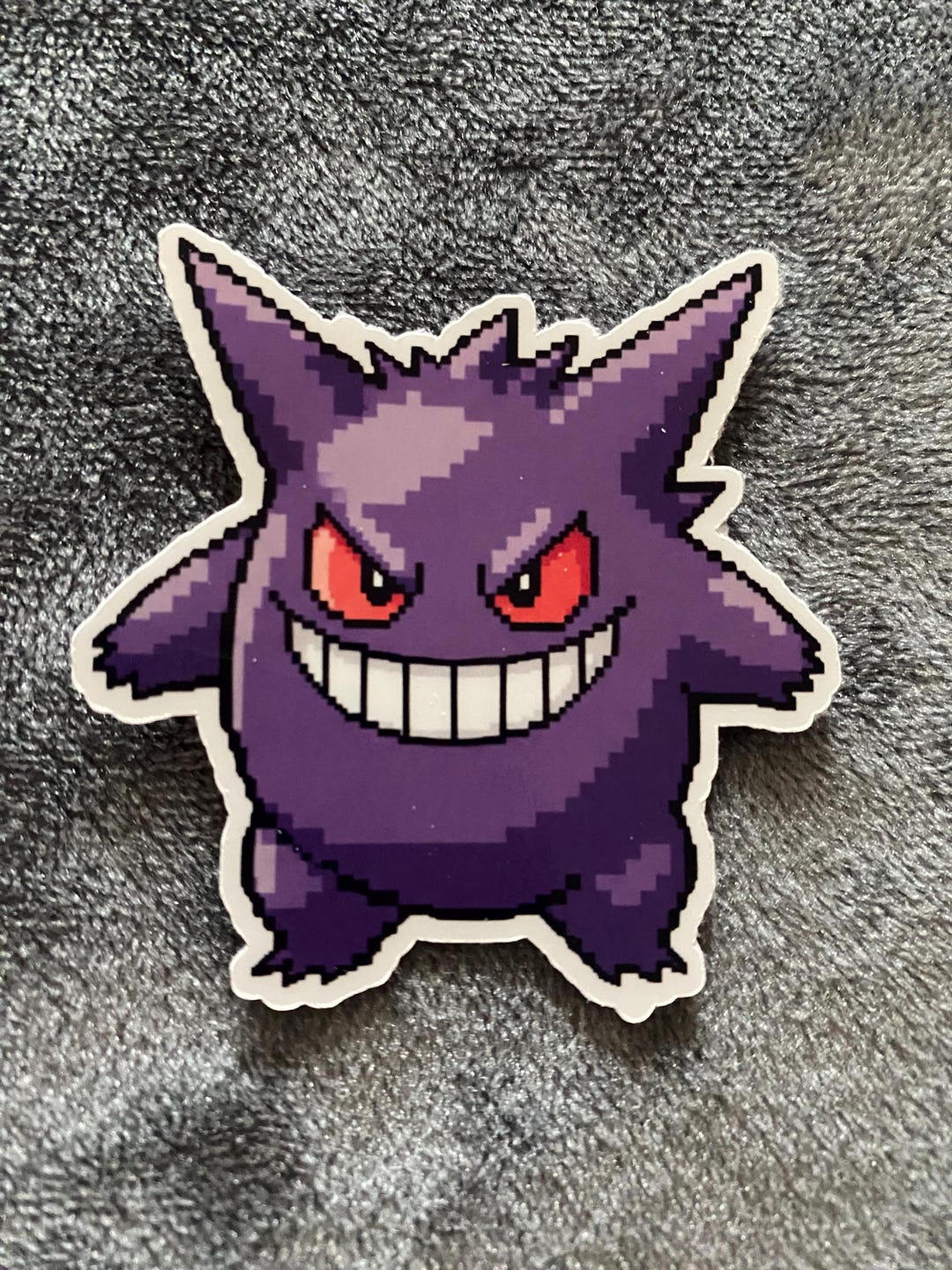 Pixel Gengar Pokemon Sticker | Pokemon Gifts, Gengar Stickers, Gaming ...