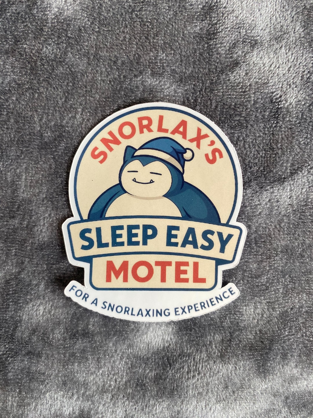Snorlax's Sleep Easy Motel Logo Sticker, Funny Pokemon Gift - Etsy
