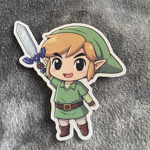 Legend of Zelda Link Sticker | the Legend of Zelda Stickers, Zelda ...
