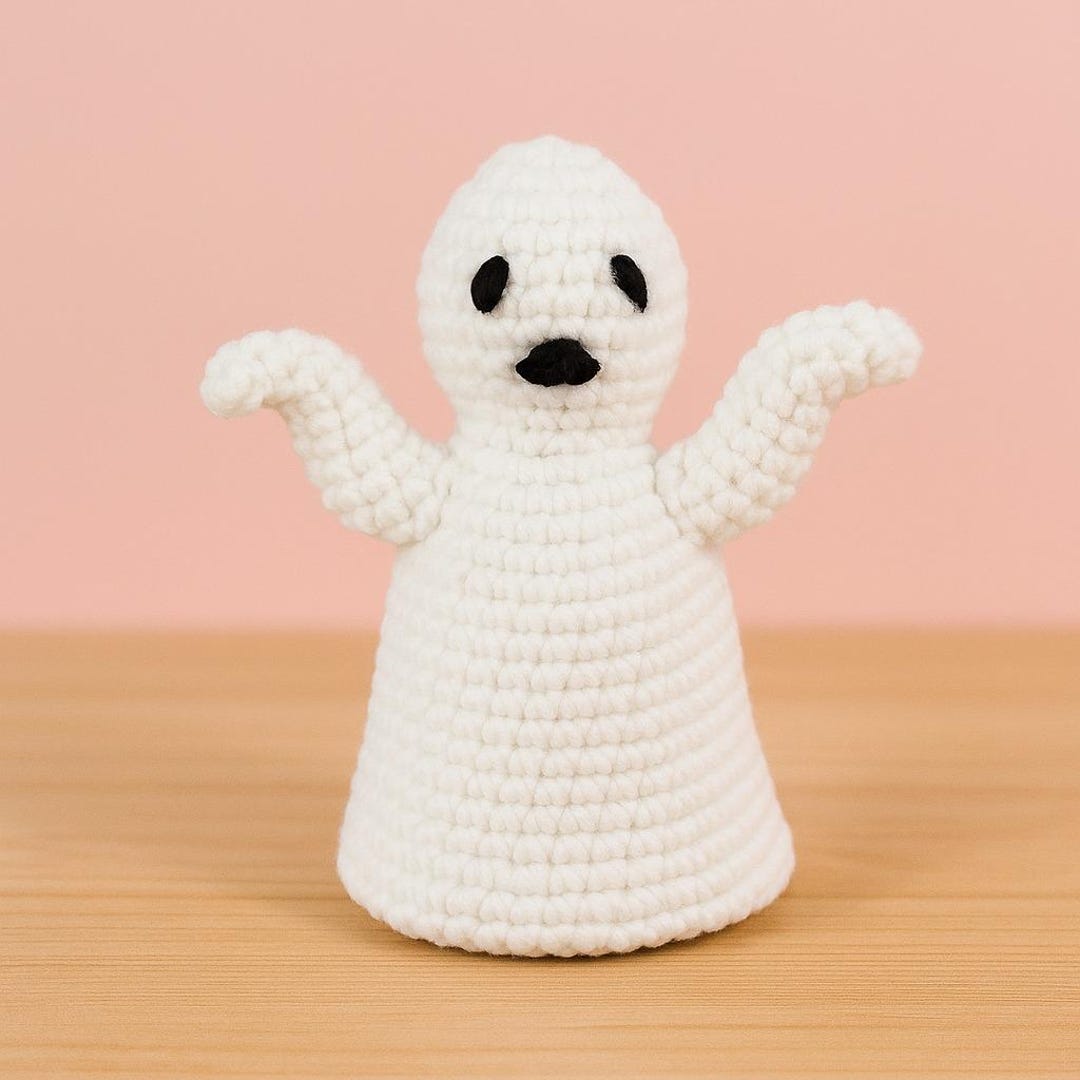 Halloween Ghost Amigurumi Crochet Pattern PDF – Cute Spooky Plush for ...
