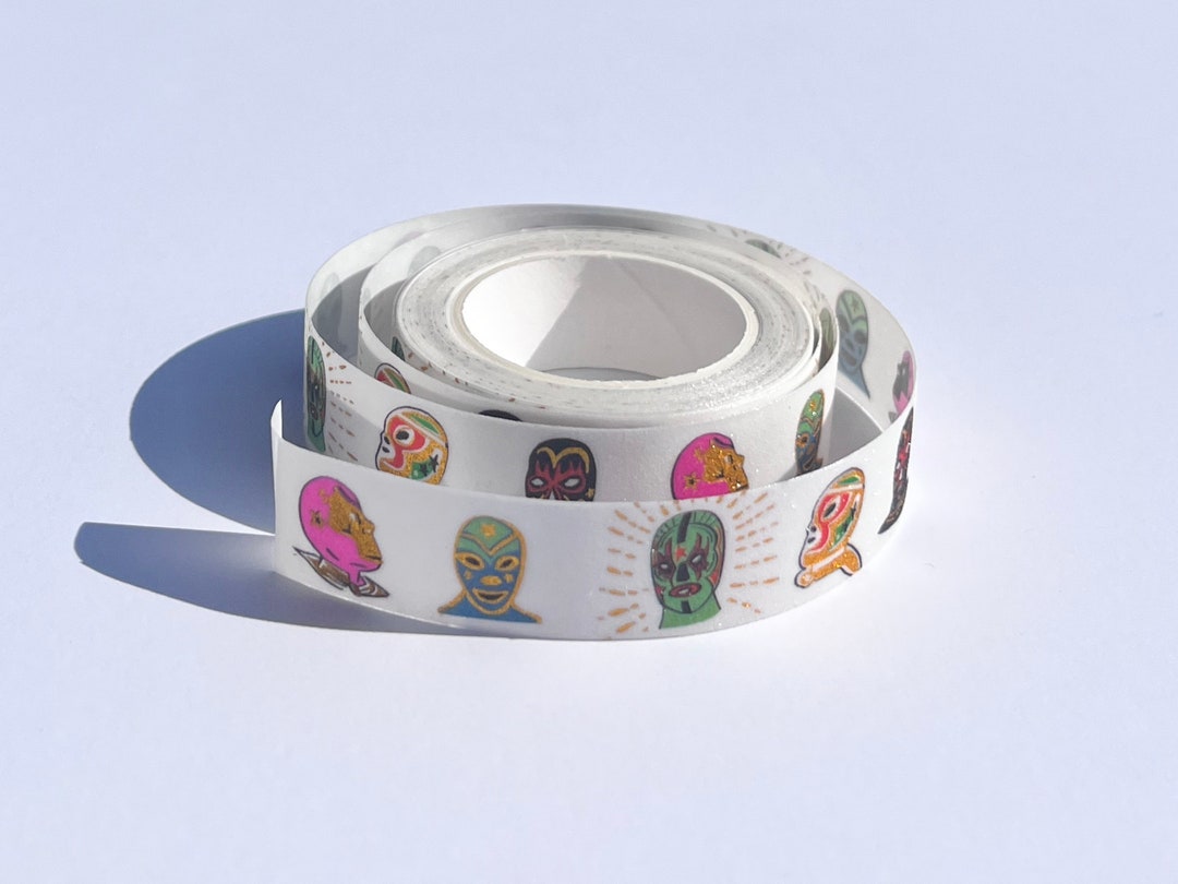 Lucha Libre Mask Washi Decorative Tape Perfect for Bullet Journaling ...