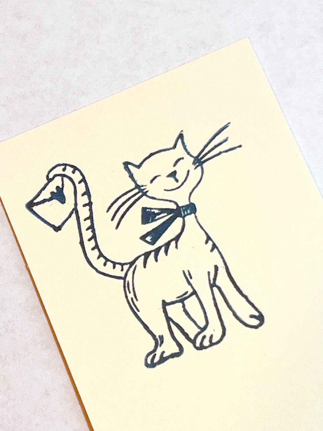 Cute Cat Holding Envelope Rubber Stamp Snail Mail, Penpals, Journaling ...