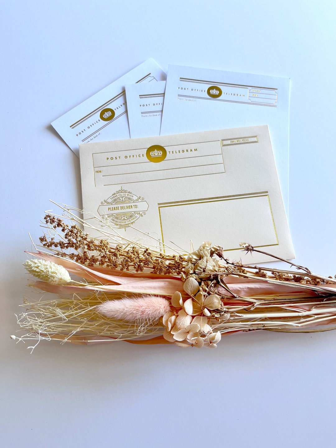 Gorgeous Blush Letter Writing Set Snail Mail Telegram Writing - Etsy