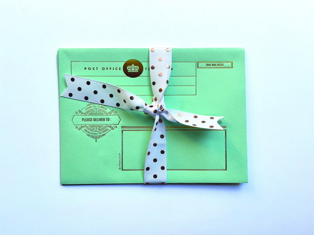 Stationary Letter Set With Gold Foil A7 Envelopes and Writing Sheets ...