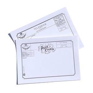 Black Gold Stationary, Telegram, Pen Pal Stationary, Letter Writing ...