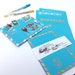 Air Mail Blue Envelopes Silkscreened Hand Made Perfect for Calligraphy ...