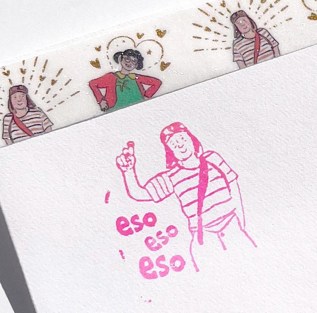 El Chavo Del Ocho Craft Rubberstamp Bullet Journaling Scrapbooking Gift ...
