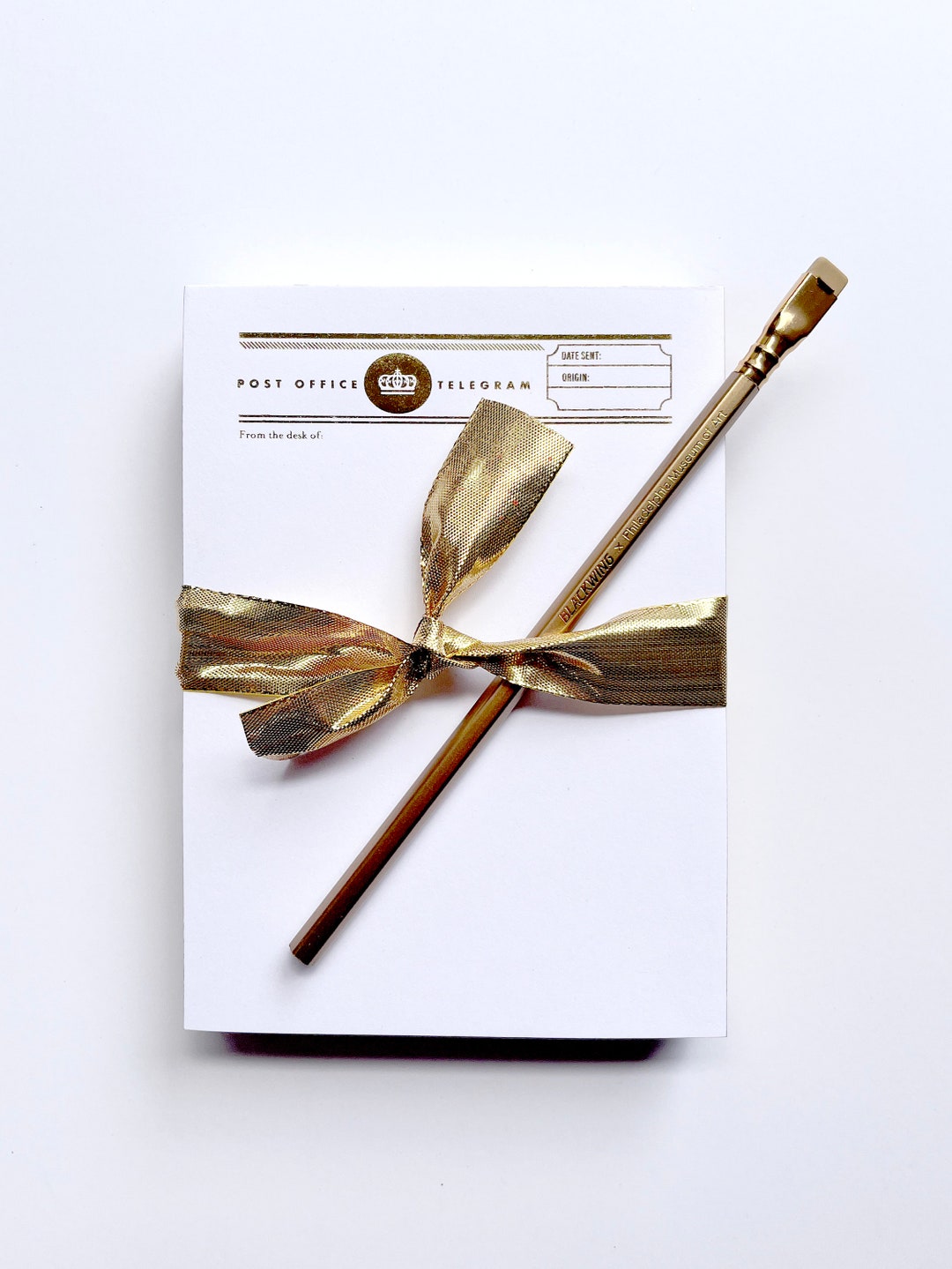 Telegram Notepad With Gold Edges 70 Sheets of Paper Every Single Page ...