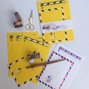 AIR MAIL Par Avion Vía áerea Beautiful Stationery Kit for Snail Mail ...